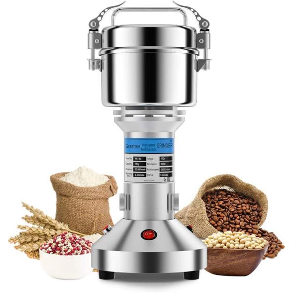 商品名：Greatrue Electric Grain Mill Grinder Spice Grinder Flour Mill Wheat Cereals Herb Pulverizer for Kitchen,150g High Sp...