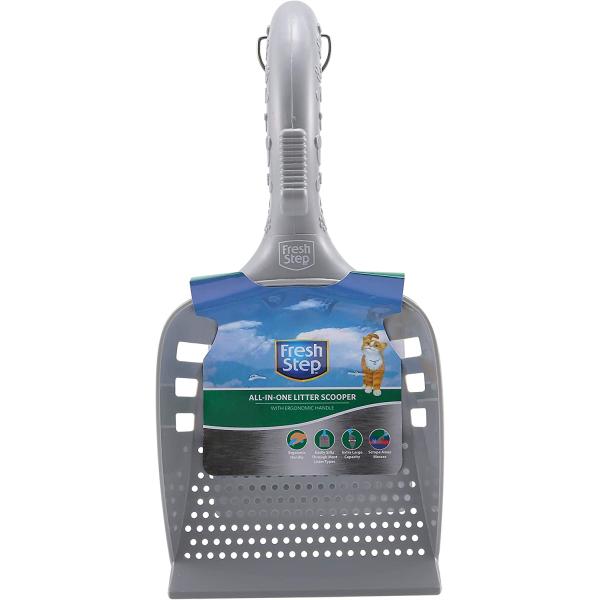 商品名Fresh Step All in One Litter Scoop, 6pc. | Fast and Easy to Use Cat Litter Scooper, Ergonomic Handle Grip Kitty Litte...