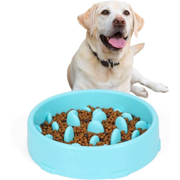 商品名JASGOOD スローフィーダー ドッグボウル 中型犬用 スローフィーディング インタラクティブ ブロート ストップ ドッグボウル (M、6-スカイブルー)JASGOOD Slow Feeder Dog Bowl for Medium...