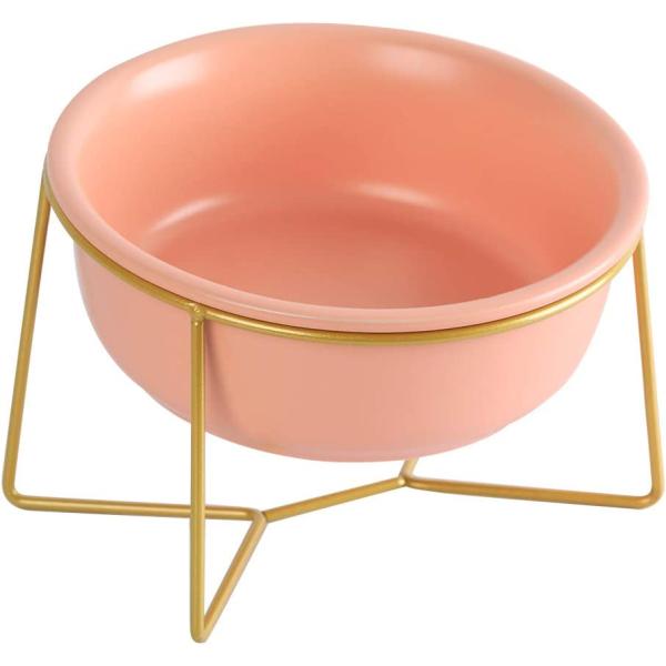 商品名：オレンジ大きい傾斜がある 15度 ペット ボウル 台 フードボウル 犬 猫食器 陶器 ウォーター ボウル 犬猫用 餌入れ 水入れ 水飲みボウル ペット皿 滑り止め 安定感 取り外し可能 手入れ簡単 ペット用品Orange Large...