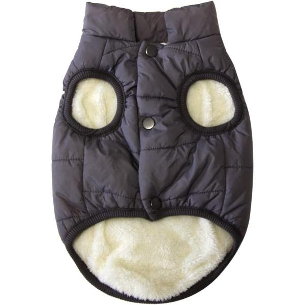 商品名JoyDaog 2 Layers Fleece Lined Warm Dog Jacket for Winter Cold Weather,Soft Windproof Large Dog Coat,Grey XXXLブランド：Joy...