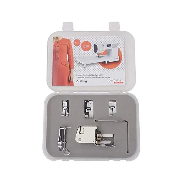 商品名Bernette 6ピース キルティングフットキット B37 B38用Bernette 6 Piece Quilting Foot Kit for B37 and B38ブランド：Bernette商品サイズ：高さ：2.7 cm横幅：1...