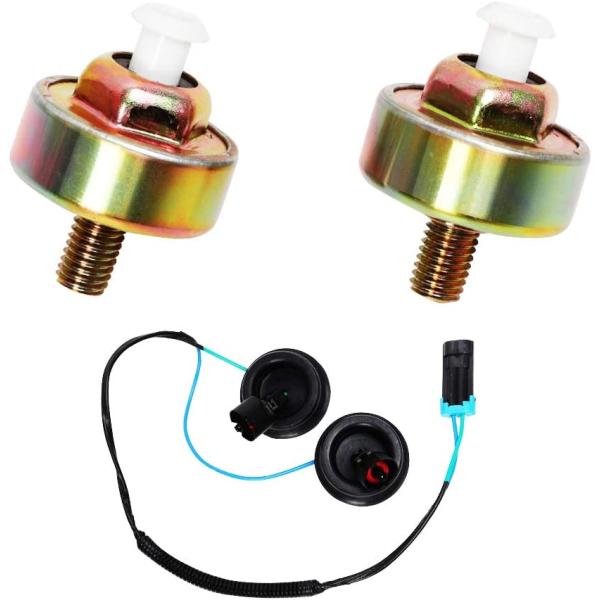 商品名HIMIKI ノックセンサー ハーネス付き 12589867HIMIKI Knock Sensor with Harness 12601822 12589867 Compatible with Chevy GMC Cadillac Y...