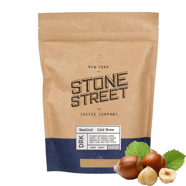商品名：Stone Street Cold Brew Flavored Coffee, Natural Hazelnut Flavor, Low Acid, 100% Colombian, Gourmet Coffee, Coarse Gr...
