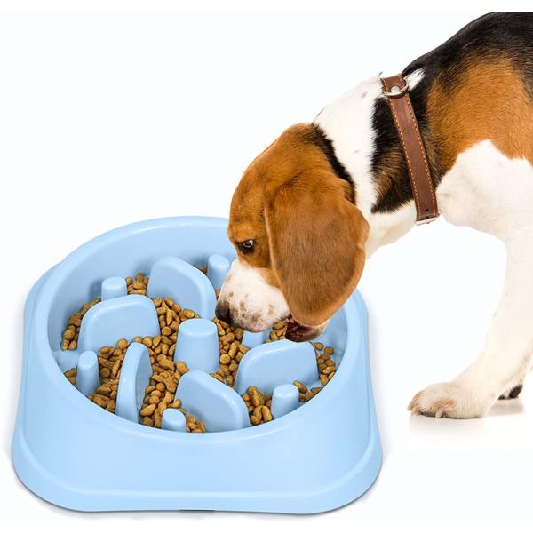 商品名UPSKY Slow Feeder Dog Bowls, Non Slip Puzzle Bowl Interactive Bloat Stop Dog Bowl Anti-Choking Dog Bowl for Small Lar...