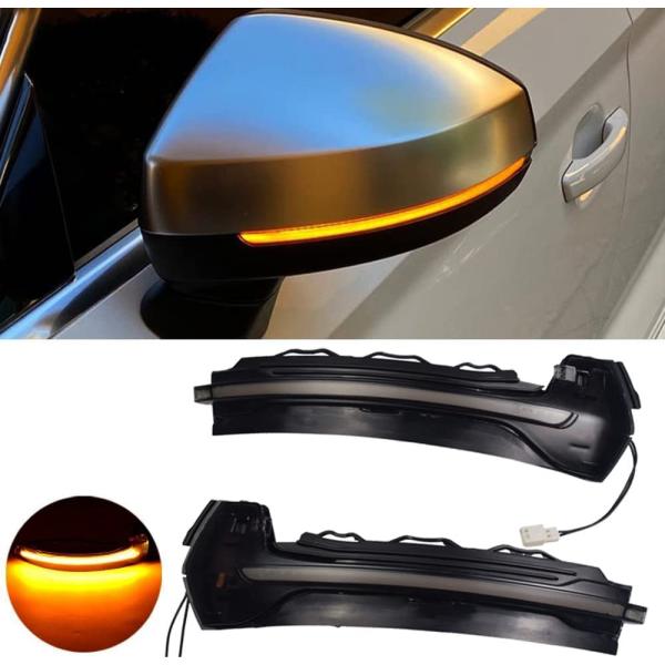 商品名Hacreyatu Dynamic Sequential LED Side Mirror Turn Signal Light Indicator Blinker For Audi A3 8V S3 RS3 2013-2020 (Yel...