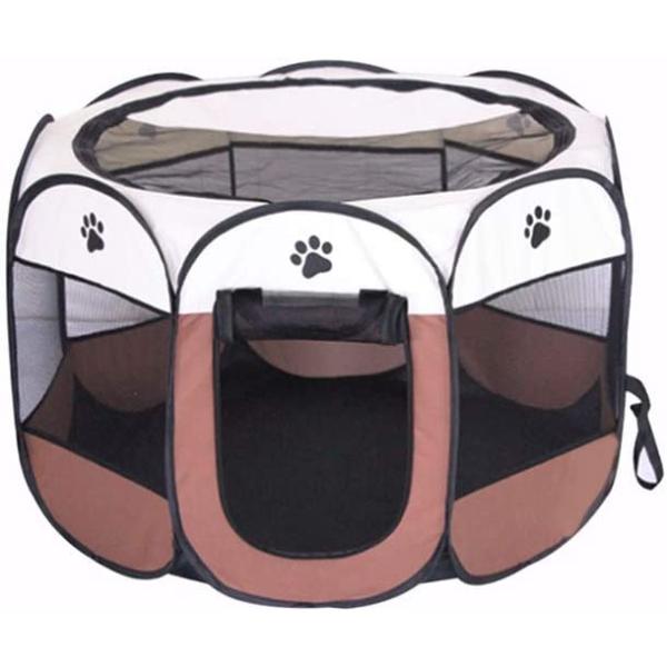 商品名BODISEINT Portable Pet Playpen, Dog Playpen Foldable Pet Exercise Pen Tents Dog Kennel House Playground for Puppy Dog...