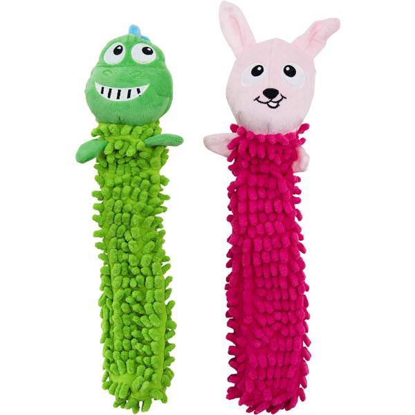 商品名Outward Hound Nubbiez Loofa Plush Dog Toy 2 Pack - Light Weight, Squeakin' Dog Toys for Floppy Fun, Mediumブランド：Outwar...