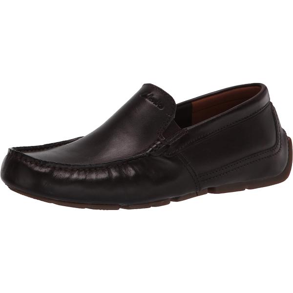 商品名Clarks mens Markman Plain Driving Style Loafer, Dark Brown Leather, 11.5 USClarks mens Markman Plain Driving Style Lo...