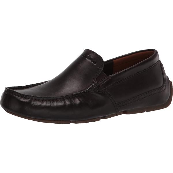 商品名Clarks mens Markman Plain Driving Style Loafer, Dark Brown Leather, 9.5 USClarks mens Markman Plain Driving Style Loa...