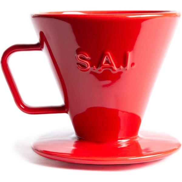 商品名C70 - セラミック注ぎコーヒー抽出機(レッド)Saint Anthony Industries C70 Ceramic Pour Over Coffee Dripper, Coffee Brewer (Red)ブランド：Saint...