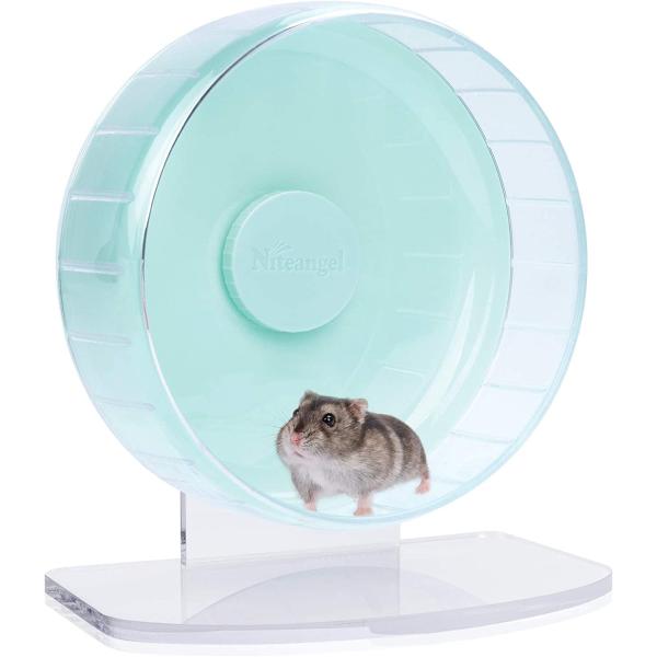 商品名Niteangel Super-Silent Hamster Exercise Wheels: - Quiet Spinner Hamster Running Wheels with Adjustable Stand for Hams...