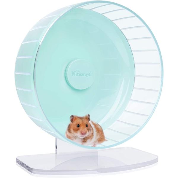 商品名Niteangel Super-Silent Hamster Exercise Wheels: - Quiet Spinner Hamster Running Wheels with Adjustable Stand for Hams...