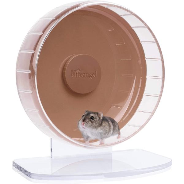 商品名Niteangel Super-Silent Hamster Exercise Wheels: - Quiet Spinner Hamster Running Wheels with Adjustable Stand for Hams...