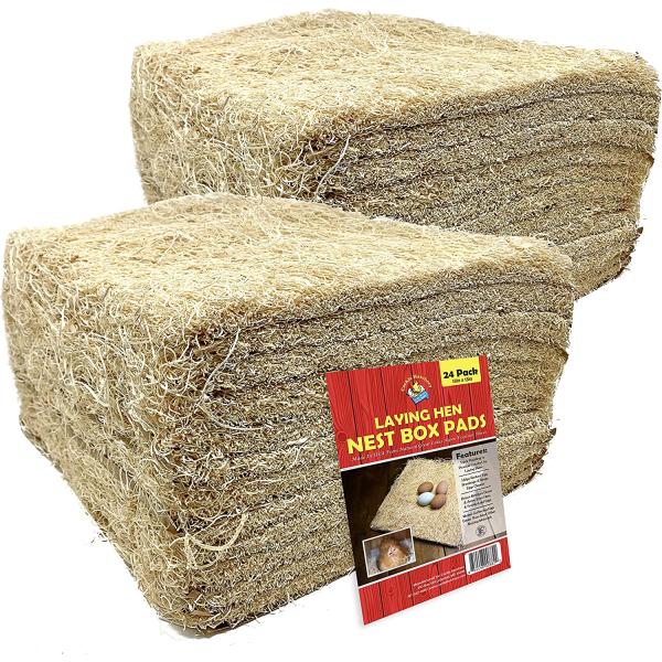 商品名Cackle Hatchery Laying Hen Nest Box Pads - 13"" x 13"" (24 Pack)ブランド：Cackle Hatchery商品サイズ：24 Pack高さ：30 cm横幅：32.3 cm奥行...