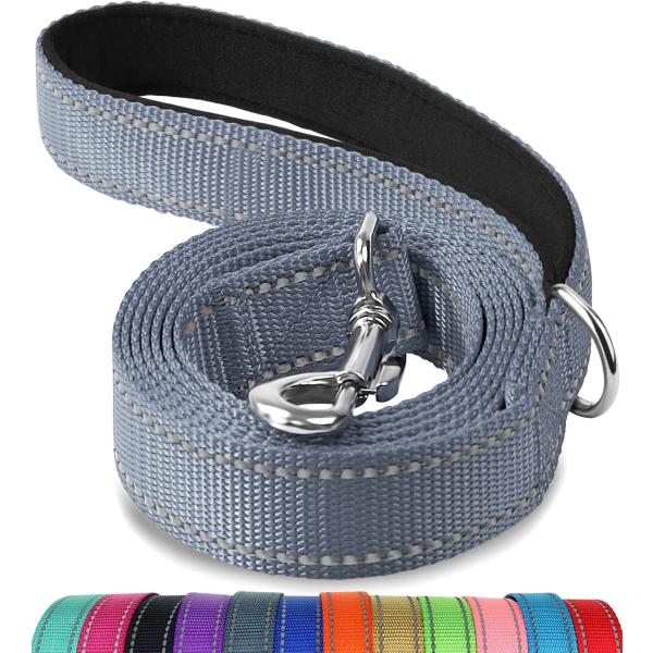 商品名Joytale Double-Sided Reflective Dog Leash, 6 FT/5FT/4 FT, Padded Handle Nylon Dogs Leashes for Walking, Training Lead...
