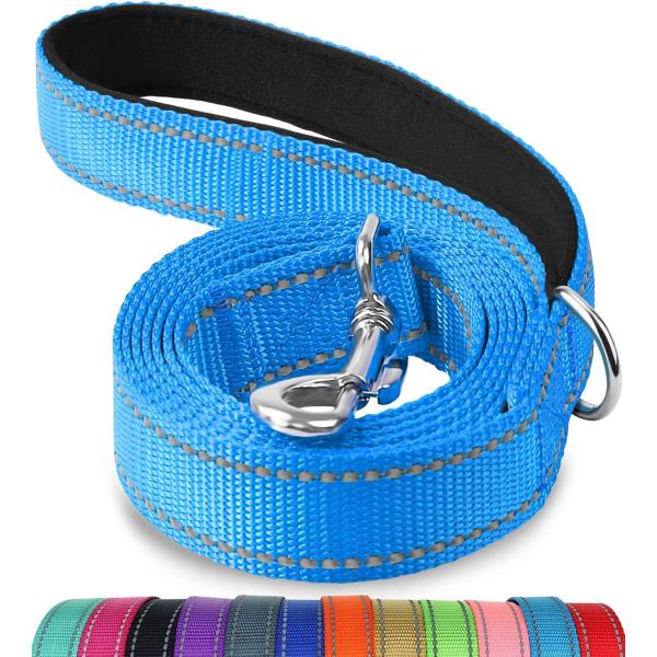 商品名Joytale Double-Sided Reflective Dog Leash, 6 FT/5FT/4 FT, Padded Handle Nylon Dogs Leashes for Walking, Training Lead...