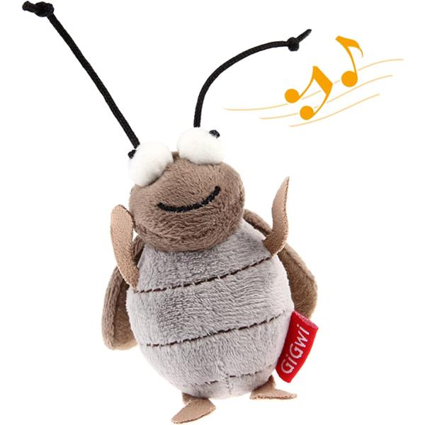 商品名Gigwi Squeaky Cricket Cat Toy,Interactive Cat Toys Electronic Motion Activated Bug Sound，Automatic Cat Play Squeaky T...