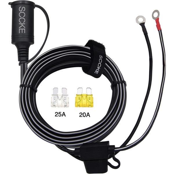 商品名SCCKE 12フィート 14AWG アダプタープラグソケット ハトメ端子付きSCCKE 12FT 14AWG Adapter Plug Socket with Eyelet Terminalブランド：SCCKE商品サイズ：高さ：2....