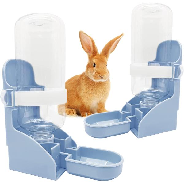 商品名kathson Rabbit Water Bottle, 17oz Hanging Water Fountain Automatic Dispenser No Leak WaterFeeder for Bunny Chinchilla...