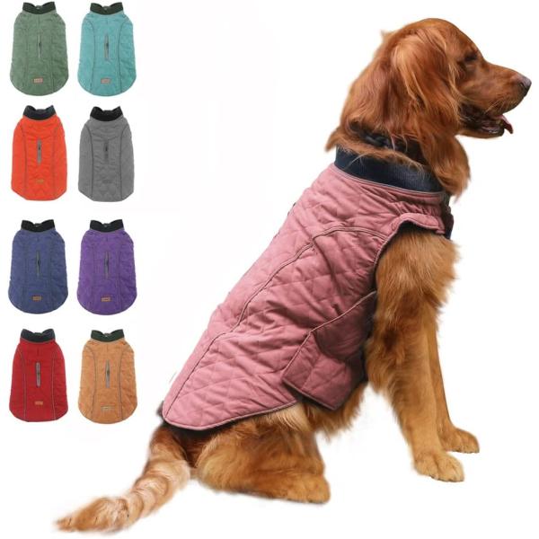 商品名EMUST Dog Winter Coats, Windproof Dog Jackets for Cold Weather with Lofty Collar, Puppy Clothes for Small Dog Clothes...
