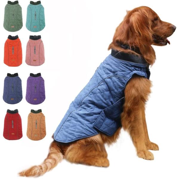 商品名EMUST Dog Winter Coats, Windproof Dog Jackets for Cold Weather with Lofty Collar, Puppy Clothes for Small Dog Clothes...