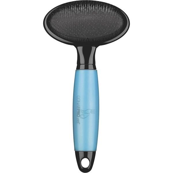 商品名CONAIRPRO dog &amp; cat Slicker Brush, Cat Brush for Shedding, Removes Tangles, Mats &amp; Loose Hair, Firm Metal Pin...