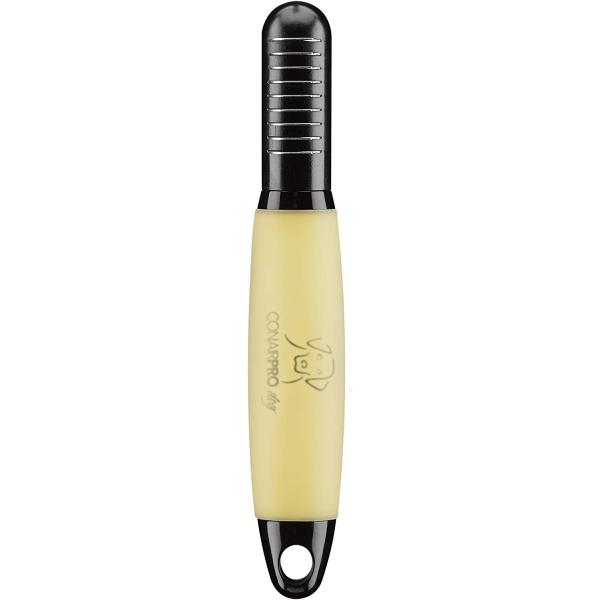 商品名CONAIRPRO dog &amp; cat Dog Brush for Shedding, Ideal for Pets with 2"" Coats Rake to Help Reduce Heavy Undercoatブランド...