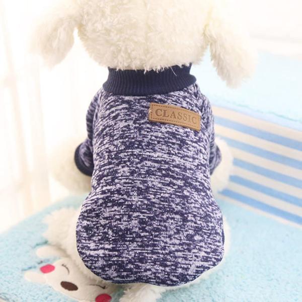 商品名Idepet Pet Dog Classic Knitwear Sweater Fleece Coat Thickening Warm Pup Dogs Shirt Winter Pet Dog Clothes Puppy Custo...