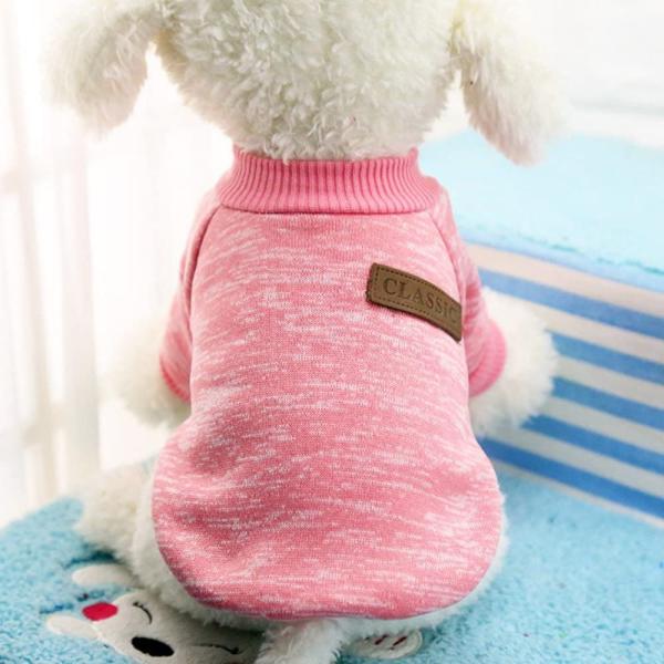 商品名Idepet Pet Dog Classic Knitwear Sweater Soft Fleece Coat Thickening Warm Pup Dogs Shirt Winter Pet Dog Cat Clothes Pu...