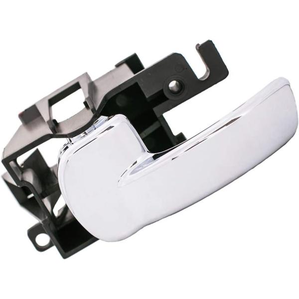 商品名LQQDP New 1pc Black/Chrome Lever Interior Door Handle for Driver Left Side (Front or Rear) Replacement Kit Compatible...