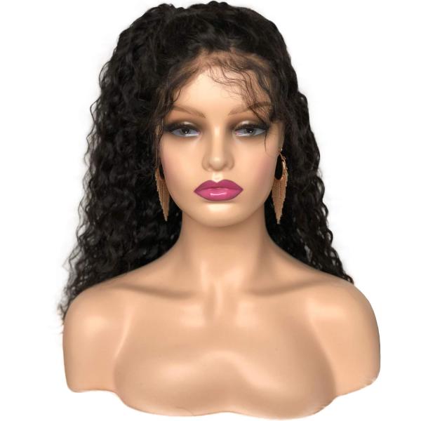 商品名Voloria Realistic Female Mannequin Head with Shoulder Manikin PVC Head Bust Wig Head Stand with Makeup for Wigs Displ...