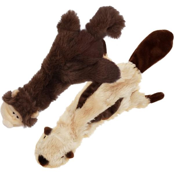 商品名Best Pet Supplies 2-in-1 Stuffless Squeaky Dog Toys with Soft, Durable Fabric for Small, Medium, and Large Pets, No S...