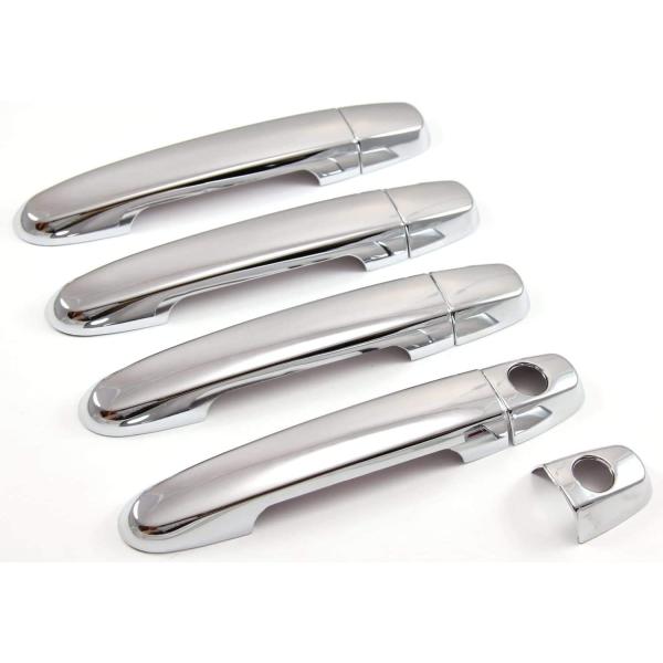 商品名eLoveQ クロム 4ドアハンドルカバー 02-06 カムリ / 03-11 カローラ / 01-07 ハイランダー / 02-11 マトリックス / 06-09 プリウス / 01-11 RAV4 / 05-08 ソララ / 07...