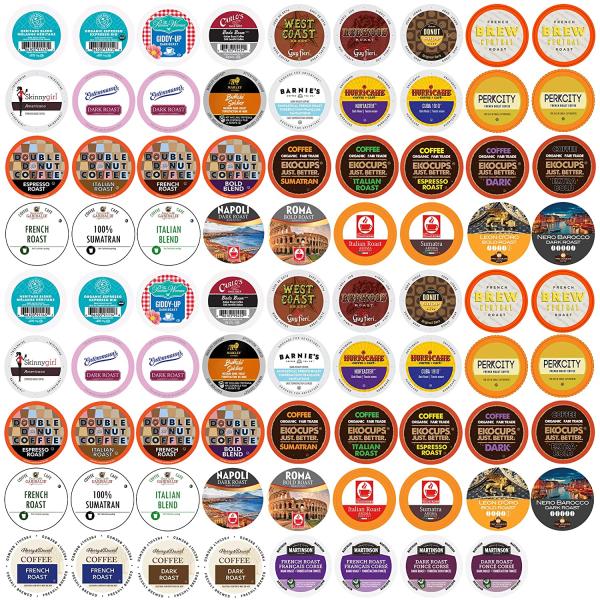 商品名Perfect Samplers Dark Roast Coffee Pods Variety Pack, Dark Roast Coffee Pods for Keurig K Cups Machines, Coffee Sampl...