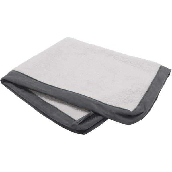 商品名Furhaven Sherpa &amp; Suede Mattress Dog Bed Replacement Cover - Gray, Jumbo Plus (XX-Large)ブランド：Furhaven商品サイズ：Jumbo ...