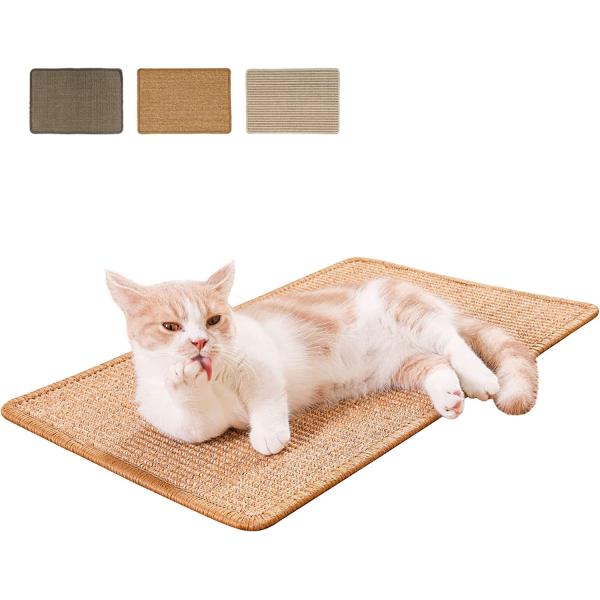 商品名Lahas Cat Scratching Mat,Scratching Pad,Scratch Pad /Rug,Natural Sisal Mat,Sisal Rope for Cat Scratcher,Protect Carpe...