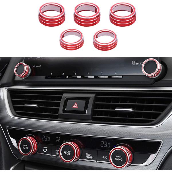 商品名Ramecar for Accord Climate Control Switch AC Knob Sound Volume Button for 10th Gen Honda Accord Sedan Sport EX EX-L L...
