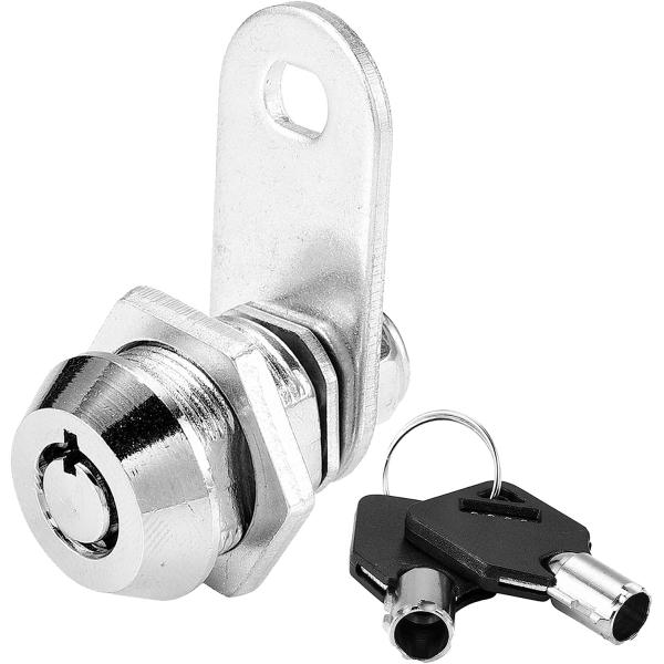 商品名Ksmiley チューブカムロック 5/8インチシリンダーとクローム仕上げ 鍵2本付き 1 1/4インチカム キャビネットロック用 重要なファイルと引き出しを安全にKitmose Tubular Cam Lock with 5/8""...