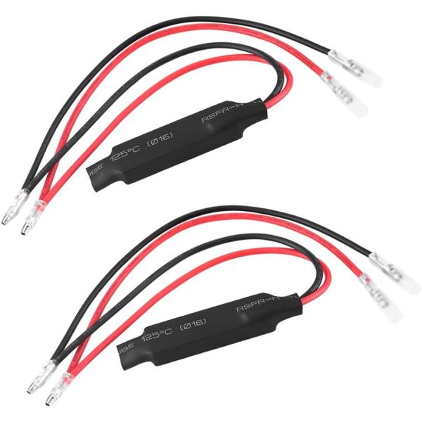 商品名Motorcycle Resistor, Indicator Resistor, Turn Signal Load Decoder, 1 Pair 10W Fast Hyper Flash LED Load Resistor Deco...