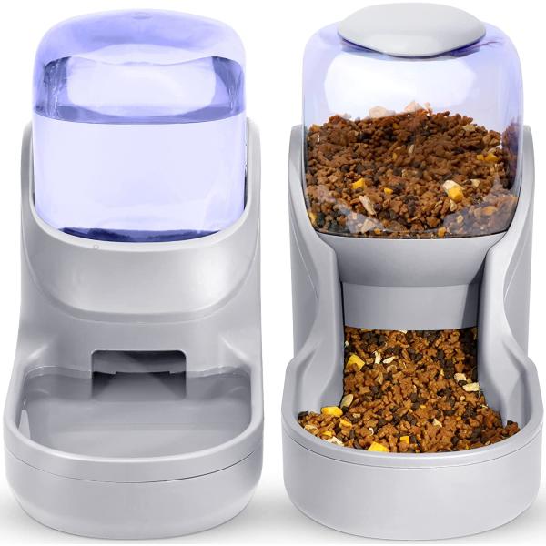 商品名Pets Feeder Set Dog Feeder Cats Feeder with Water Dispenser Automatic Gravity Big Capacity Pets Feeder Auto for Small...