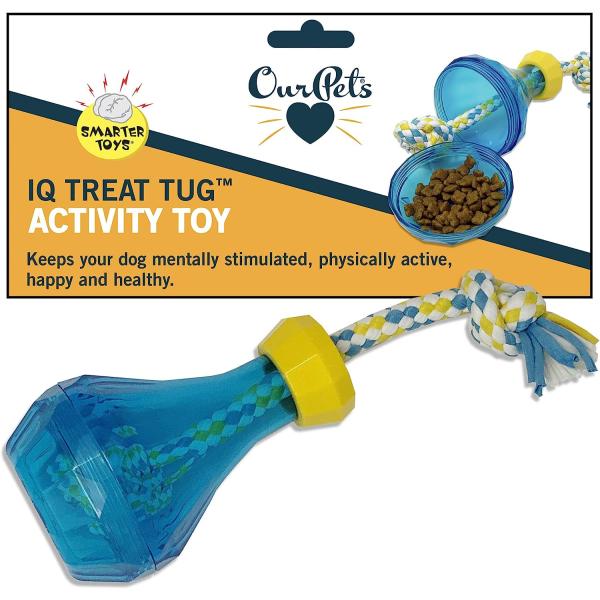 商品名Our Pets IQ Treat Tug &amp; Activity Dog Puzzle &amp; Rope Dog Toy (Interactive Dog Toys, Dog Rope Toy, Dog Puzzle To...