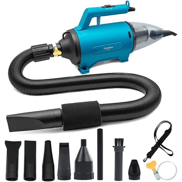 商品名High Velocity Car &amp; Motorcycle Dryer Blower | Portable Vacuum Cleaner for Auto Detailing And Cleaning Dusting -11...