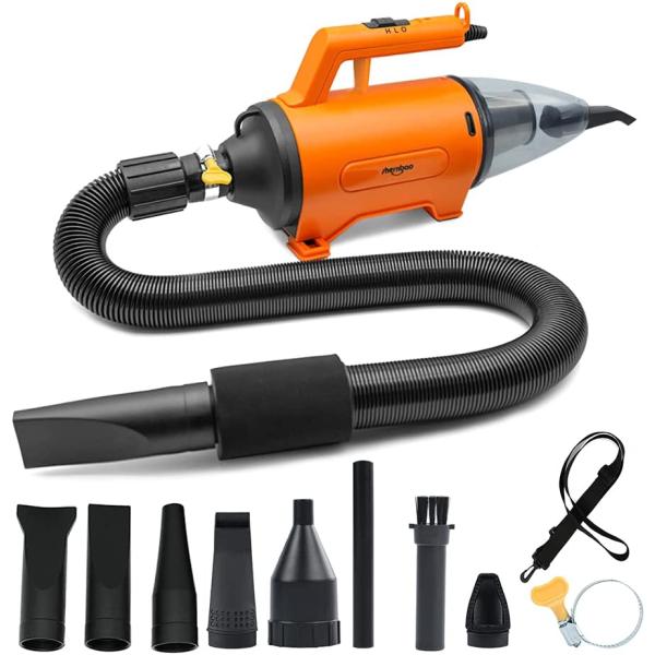 商品名High Velocity Car &amp; Motorcycle Dryer Blower | Portable Vacuum Cleaner for Auto Detailing And Cleaning Dusting -11...