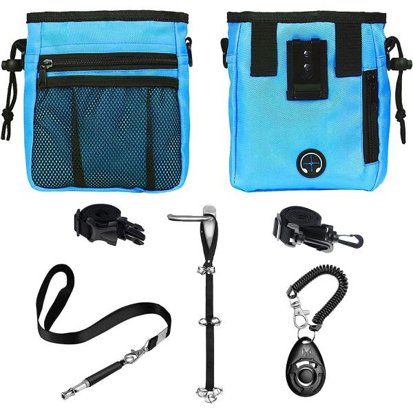 商品名D-BUY 4-in-1 Dog Training Set, Puppy Training Treats- Dog Treat Training Pouch, Dog Whistle, Dog Doorbells, Dog Click...