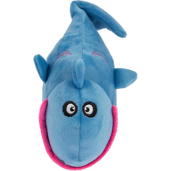 商品名goDog Action Plush Shark Animated Squeaky Dog Toy, Chew Guard Technology - Blue, One Sizeブランド：goDog商品サイズ：One Size高さ：9...