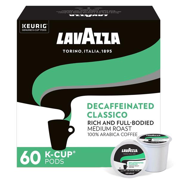 商品名Lavazza Decaffeinated Classico SingleServe Coffee KCups for Keurig Brewer Pack , Natural, Rich and Full-bodied medium...
