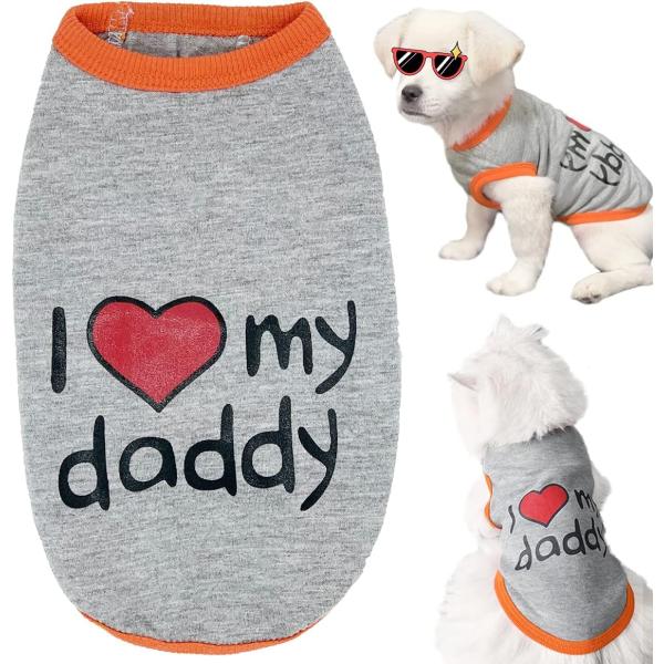 商品名Dog T-Shirt Pet Summer Vests Clothes, Puppy Cute Costumes Shirts Soft and Breathable Clothing Doggy Fashion Printing ...