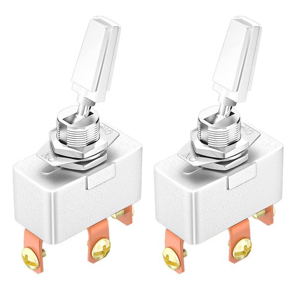 商品名DaierTek ON-Off-ON 3 Position Toggle Switch 50 Amp 12V Heavy Duty 3 Way Toggle Switch SPDT 3 Pin 12 Volt for Automoti...