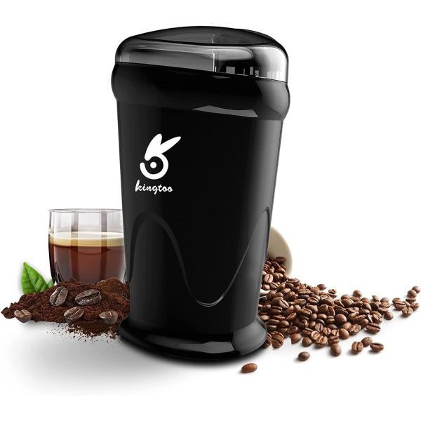 商品名KINGTOO Electric Coffee Blade Grinders, 2oz Portable Coffee Bean/Spice and Nut Grinder Electric with Stainless Steel ...